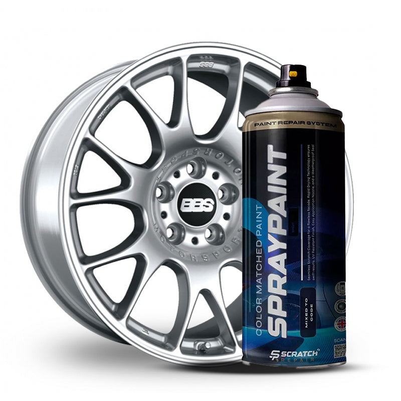 BBS Hyper Silver Wheel Paint – OEM Finish Spray Paint for Alloy Rims ...